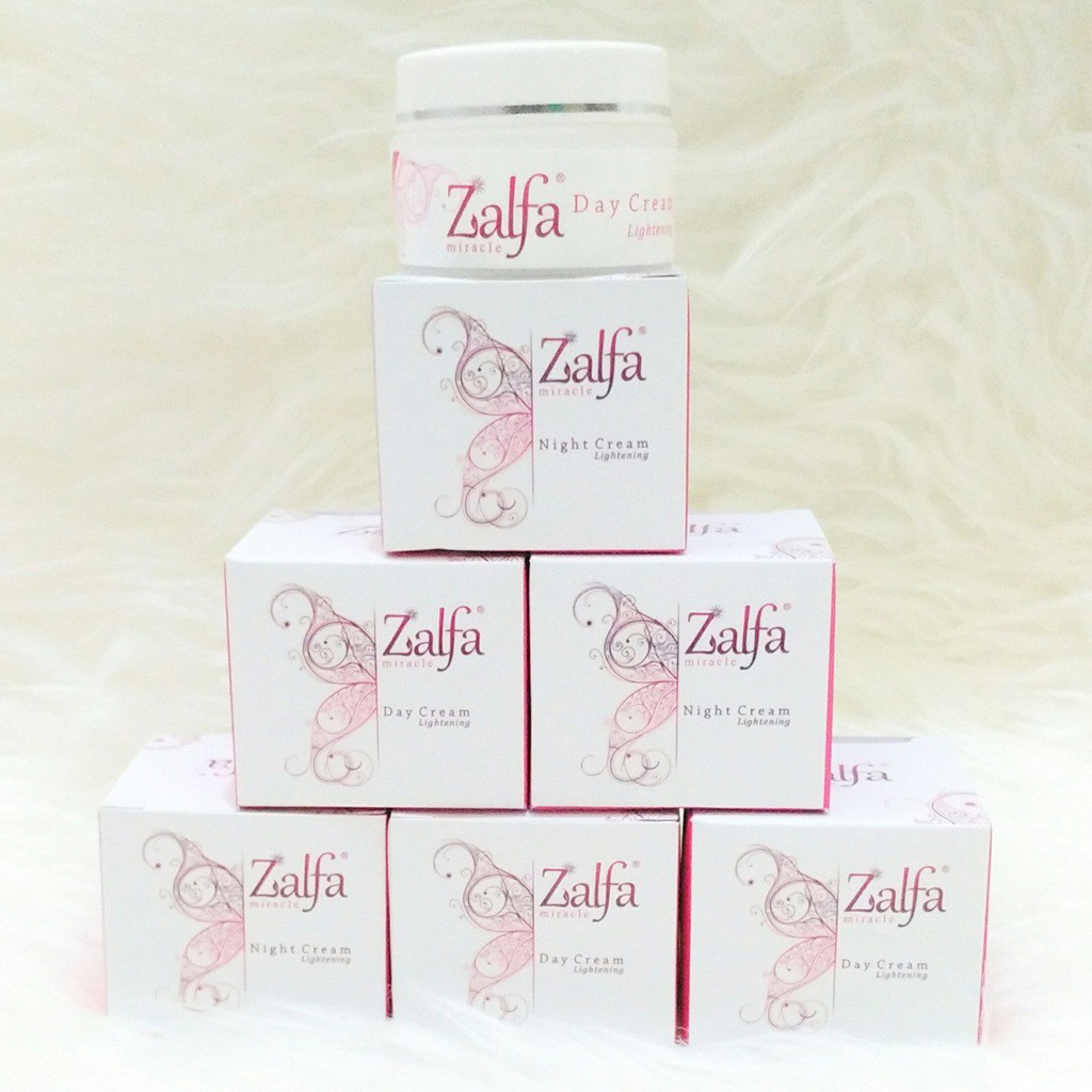 Jual Zalfa Natural Skincare Day Cream atau Night Cream Lightening ...