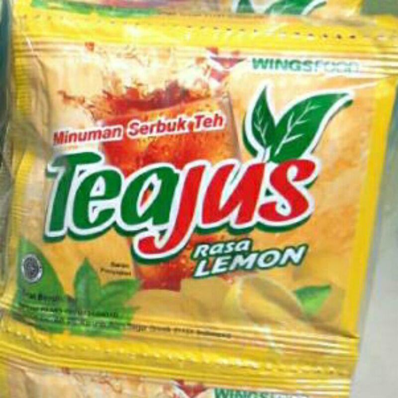 Jual Teh Jus Rasa Lemon 1 Renceng 10 Bungkus | Shopee Indonesia