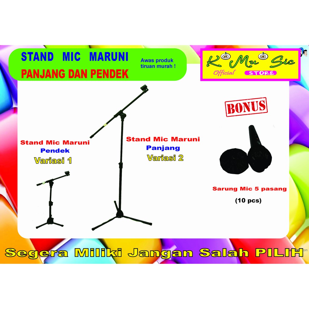 Jual [ COD ] stand mic Maruni | Shopee Indonesia