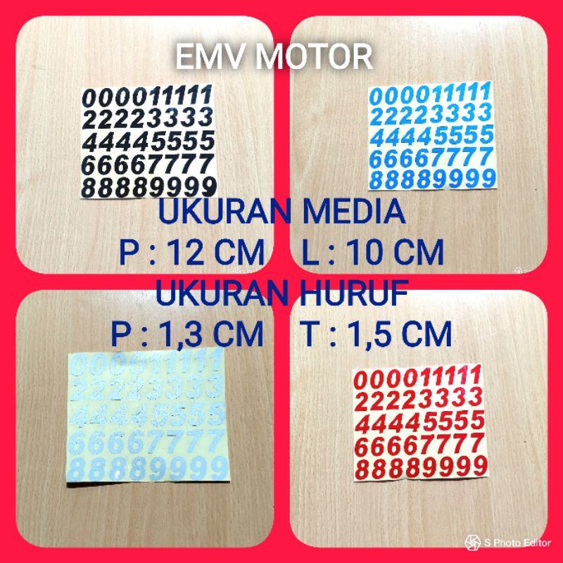 Jual sticker angka harga per lembar 1 paket | Shopee Indonesia