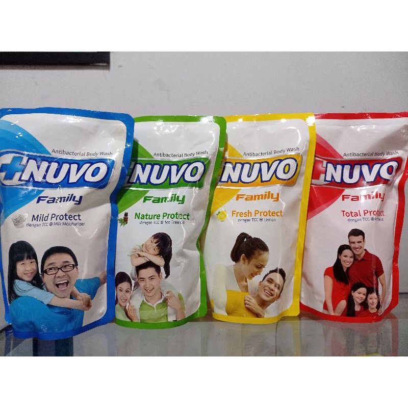 Jual Sabun nuvo family cair 450ml | Shopee Indonesia