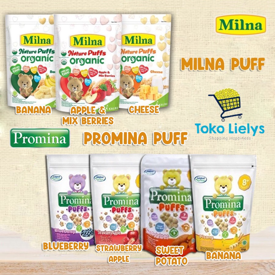 Jual MILNA PUFF / PROMINA PUFF / CEMILAN BAYI / SNACK BAYI / TOKO ...
