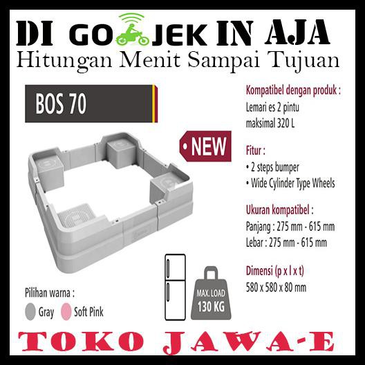 Jual Bervin Bos-70 Tatakan/Alas/Dudukan Kulkas 1 & 2 Pintu | Shopee ...