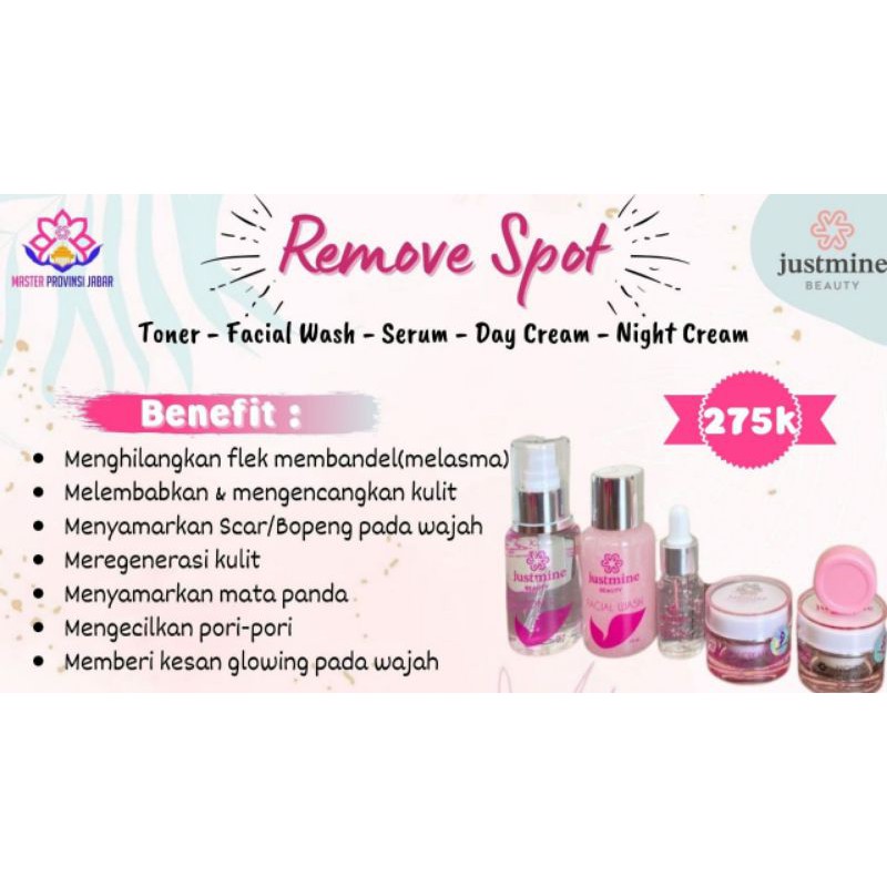 Jual JUSTMINE BEAUTY REMOVE SPOT 100% ORIGINAL | Shopee Indonesia