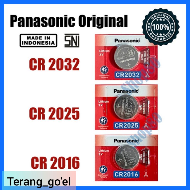 Jual PANASONIC Baterai Kancing / Baterai Lithium 3V PANASONIC / Baterai ...