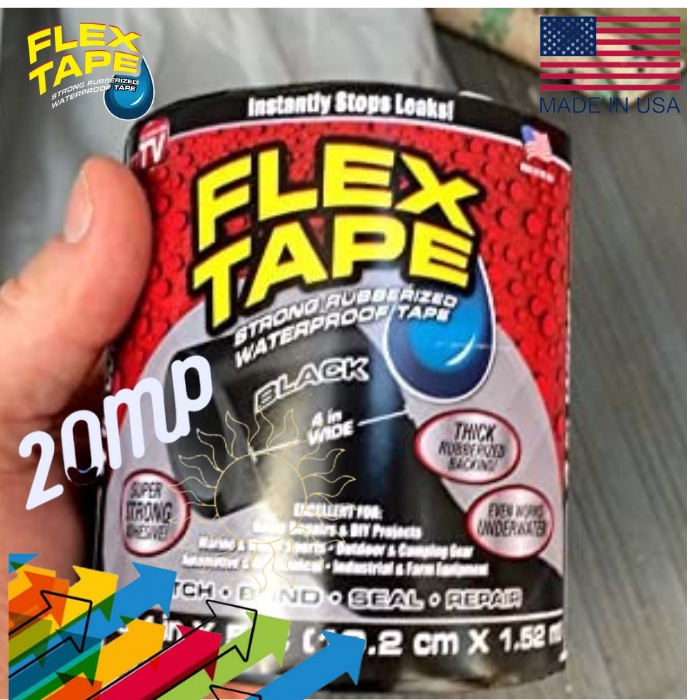 Jual Flex Seal Flex Tape Rubber 396 Gr SPRAY 14 OZ FLEX TAPE BLACK OR ...