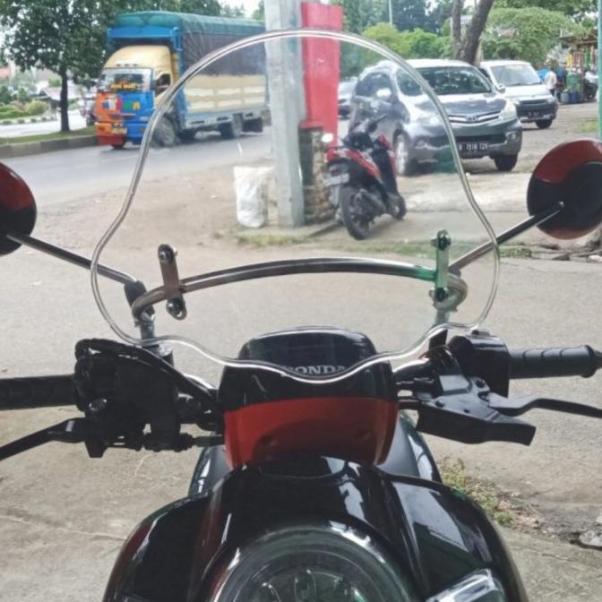 Jual Winsil Windshield Scoopy / Tameng Penahan Angin Motor | Shopee ...