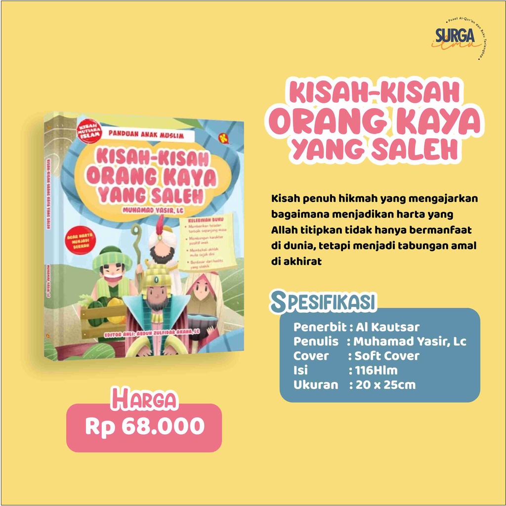 Jual Kisah-kisah Orang Kaya yang Saleh | Shopee Indonesia