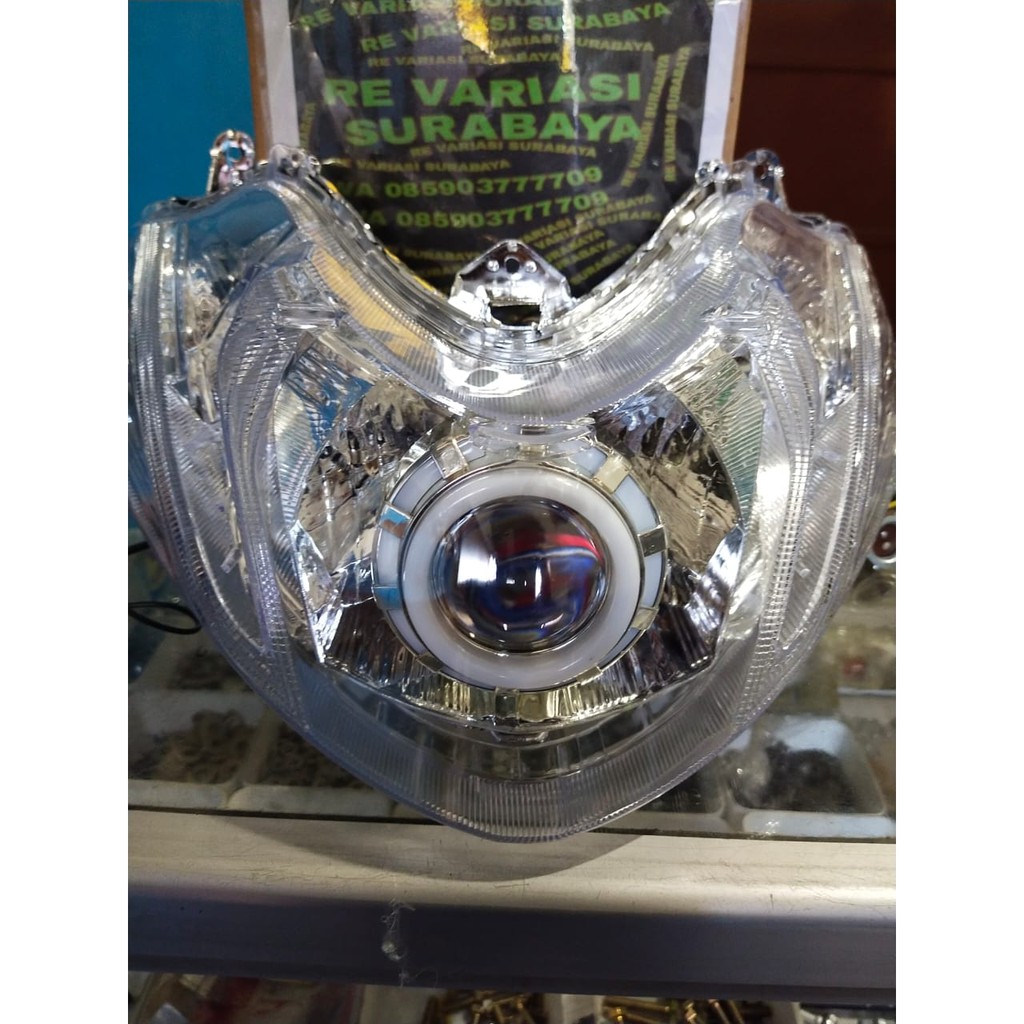 Jual lampu depan yamaha mio m3 set projie gen1 | Shopee Indonesia
