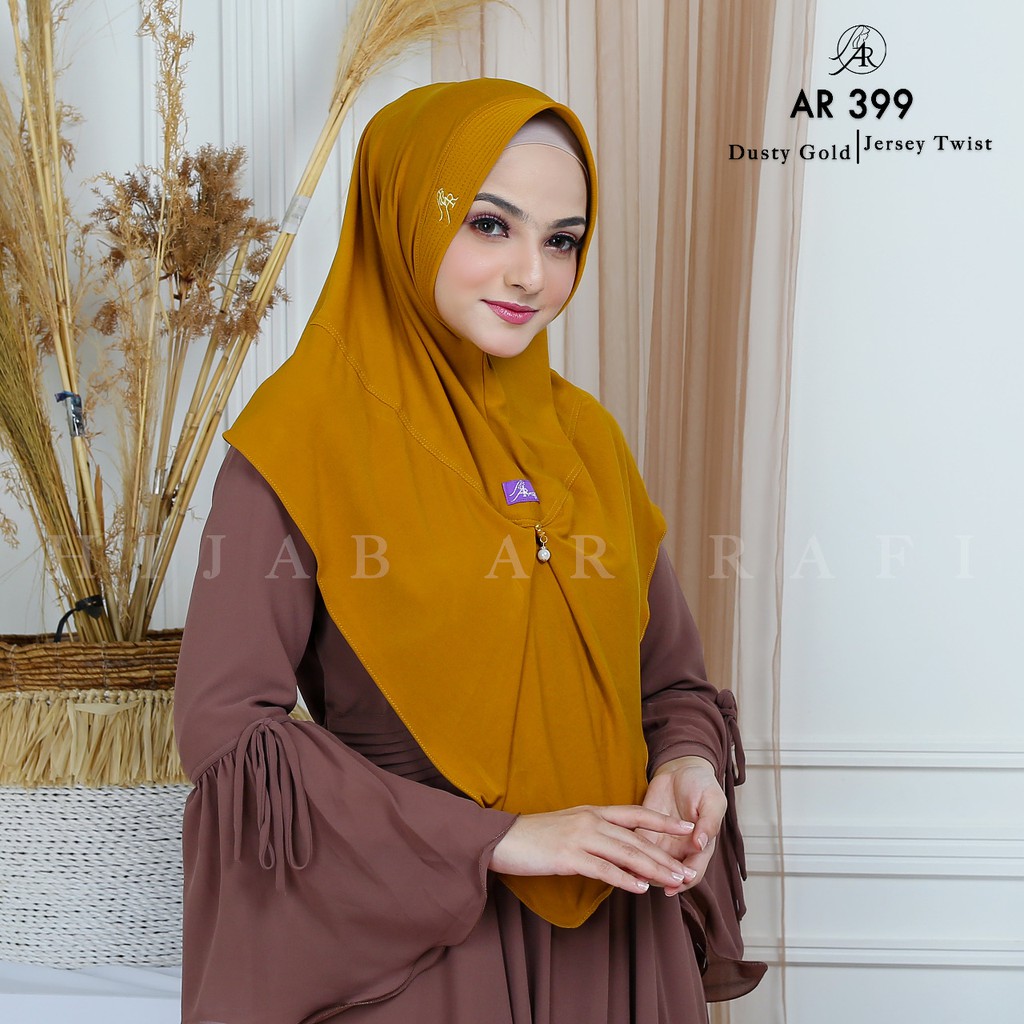 Jual Hijab Ar Rafi AR 399 Hijab Elegean Hijab Cantik Berbahan Jersey ...