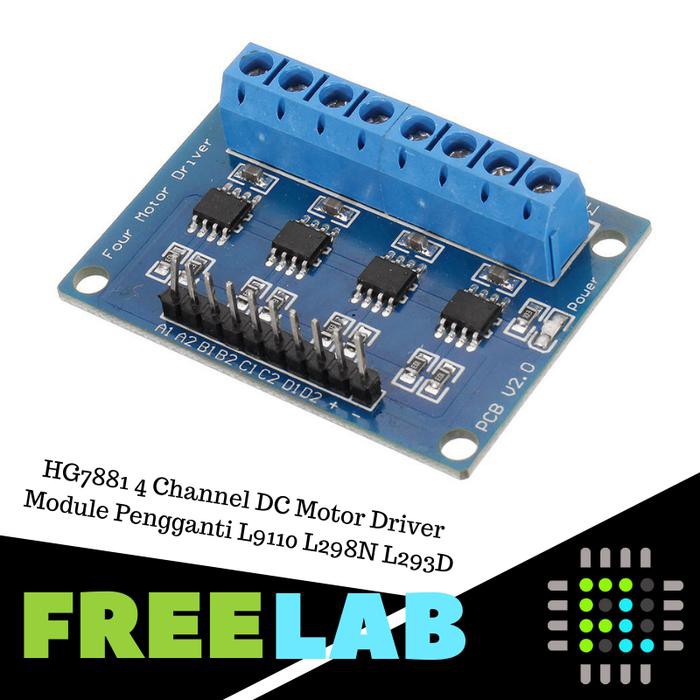 Jual HG7881 4 Channel DC Motor Driver Module Pengganti L9110 L298N ...
