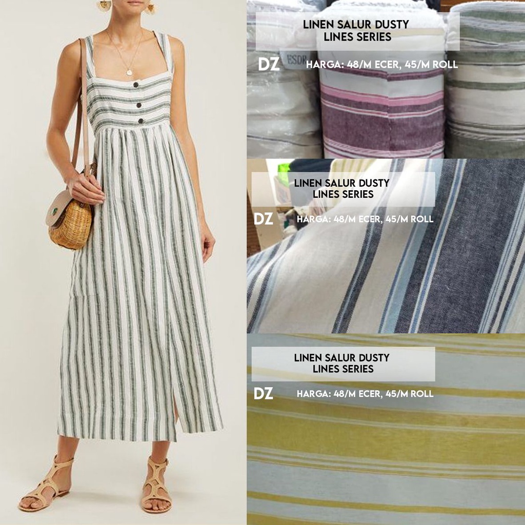 Jual Linen Salur Dusty Lines Series | Shopee Indonesia