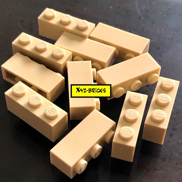 Jual LEGO PARTS 4162465 - Brick 1x3 Brick Yellow (Tan) | Shopee Indonesia