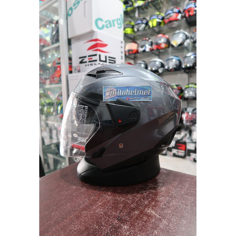 Jual Zeus 611 Titanium 2Visor | Shopee Indonesia