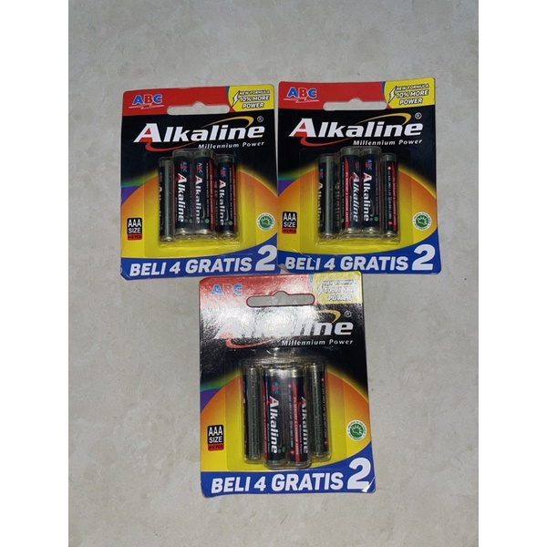 Jual BATRAI ABC BIRU R-6 AA | BATRAI SUPER POWER SPW R6 hitam | Shopee ...