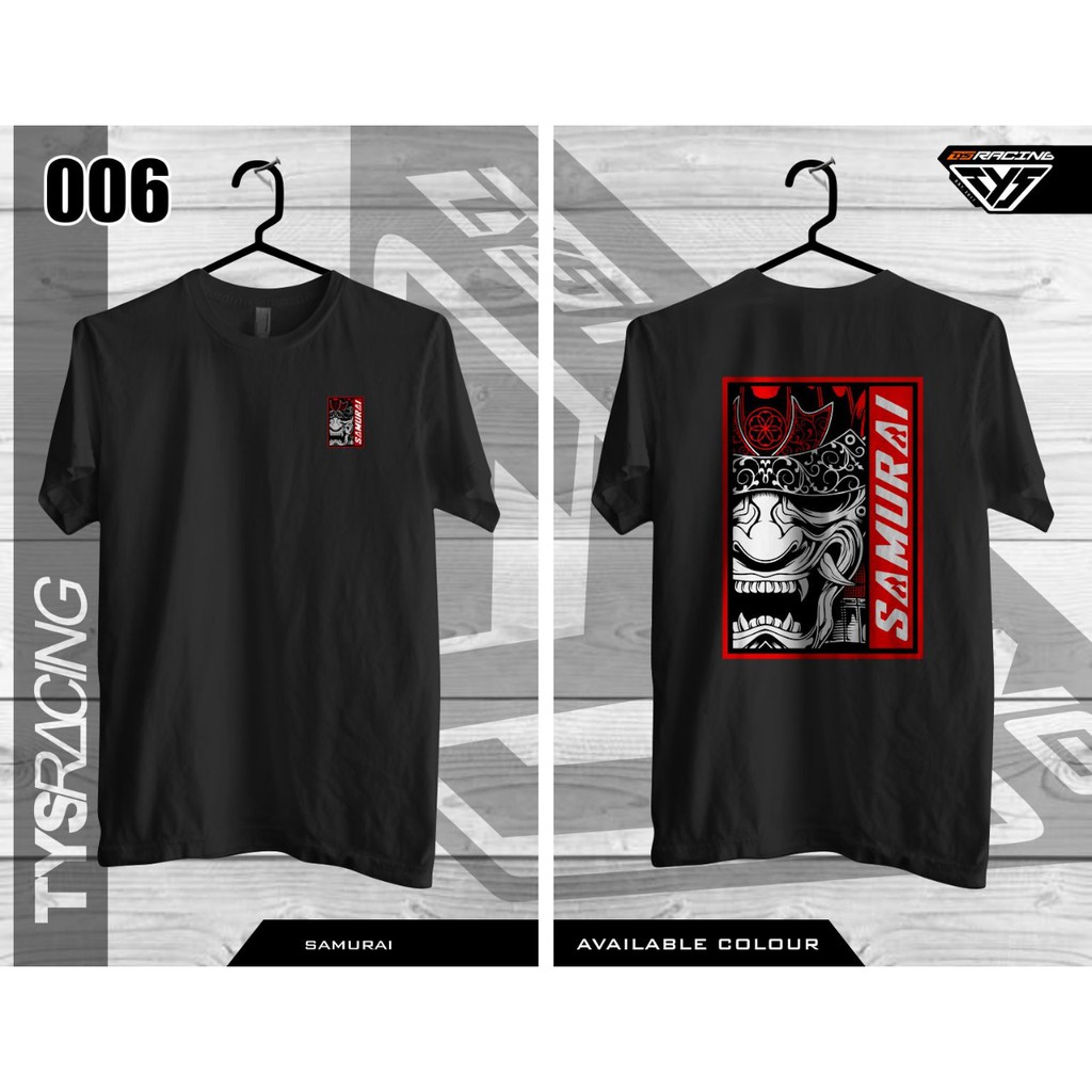 Jual Kaos DTF Samurai Mask | Shopee Indonesia