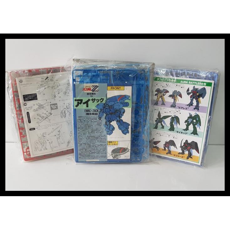 Jual 3 Gundam No Box - 2 Gundam Aura Battler & Rms-119 Ewac Zack (Eye ...