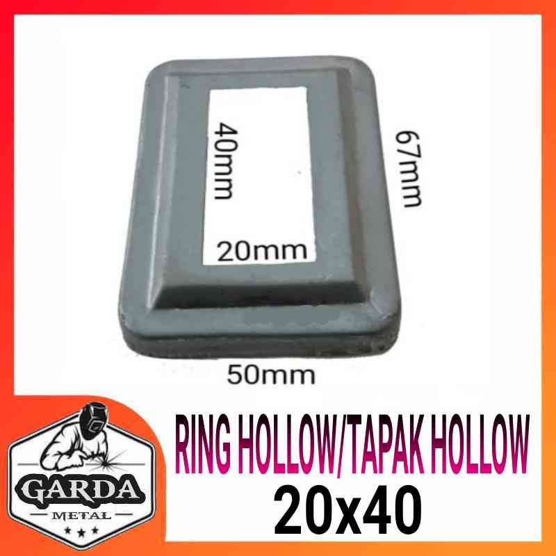 Jual Ring Hollow Tapak Hollow Plendes Hollow Ukuran 20x40 | Shopee ...
