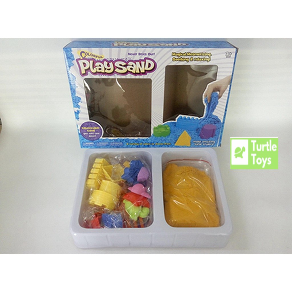 Jual Mainan Edukasi Kreatif Anak Colorful Playsand Castle/Pasir Ajaib ...