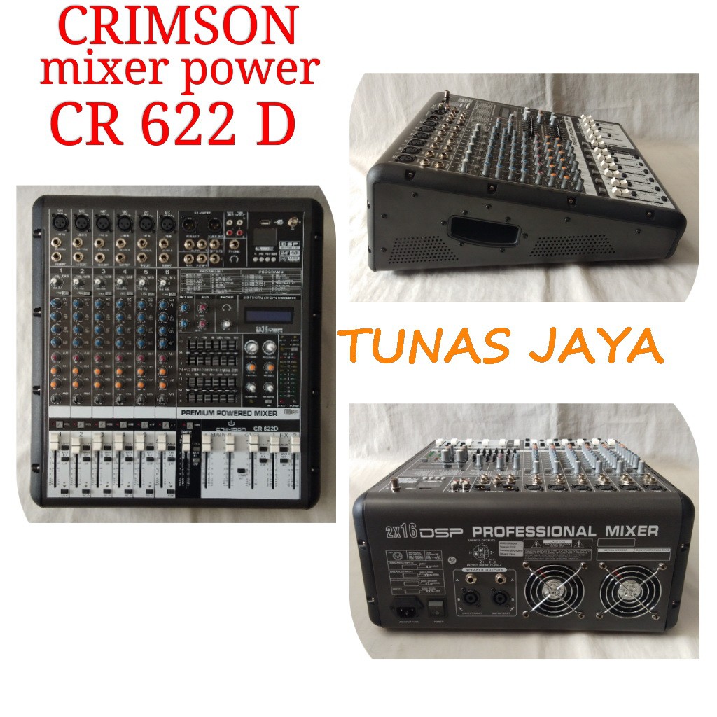 Jual Power Mixer CRIMSON CR 622 D Power Crimson CR 662D | Shopee Indonesia