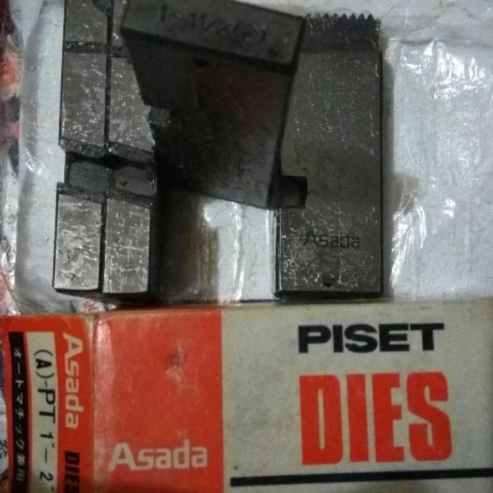 Jual TST | ASADA Piset Dies Mata Snai Drat Pipa Set A-PT 1 - 2 Inch ...