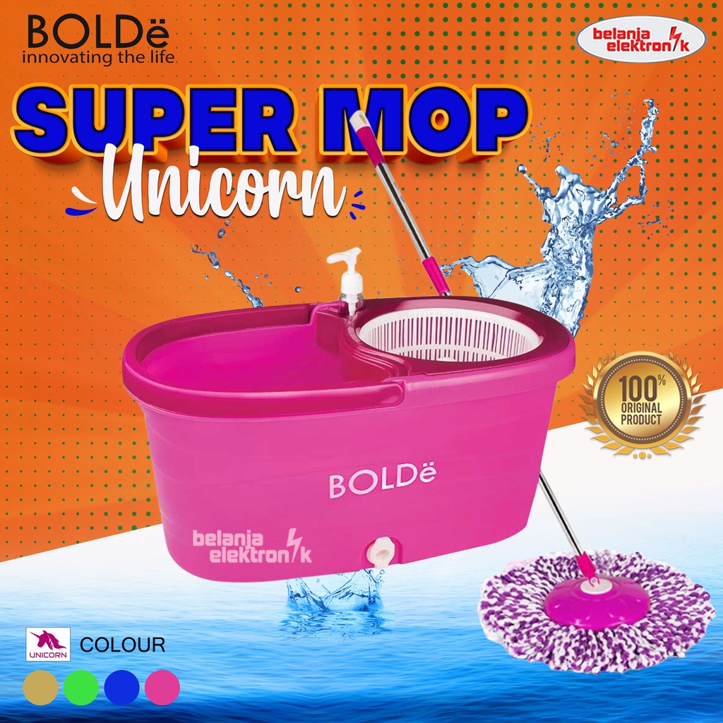 Jual ALAT PEL LANTAI BOLDE SUPER MOP UNICORN | Shopee Indonesia