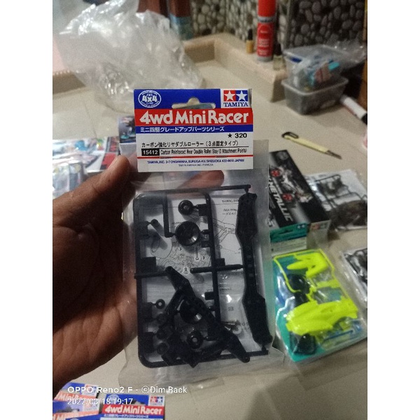 Jual Tamiya 15412 Akar Carbon Reinforced Rear Double Roller Dtay (3 ...