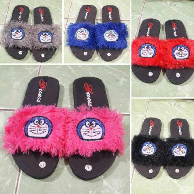Jual Doraemon - Sandal Karakter /Sandal Doraemon /Sandal Slop /Sandal ...