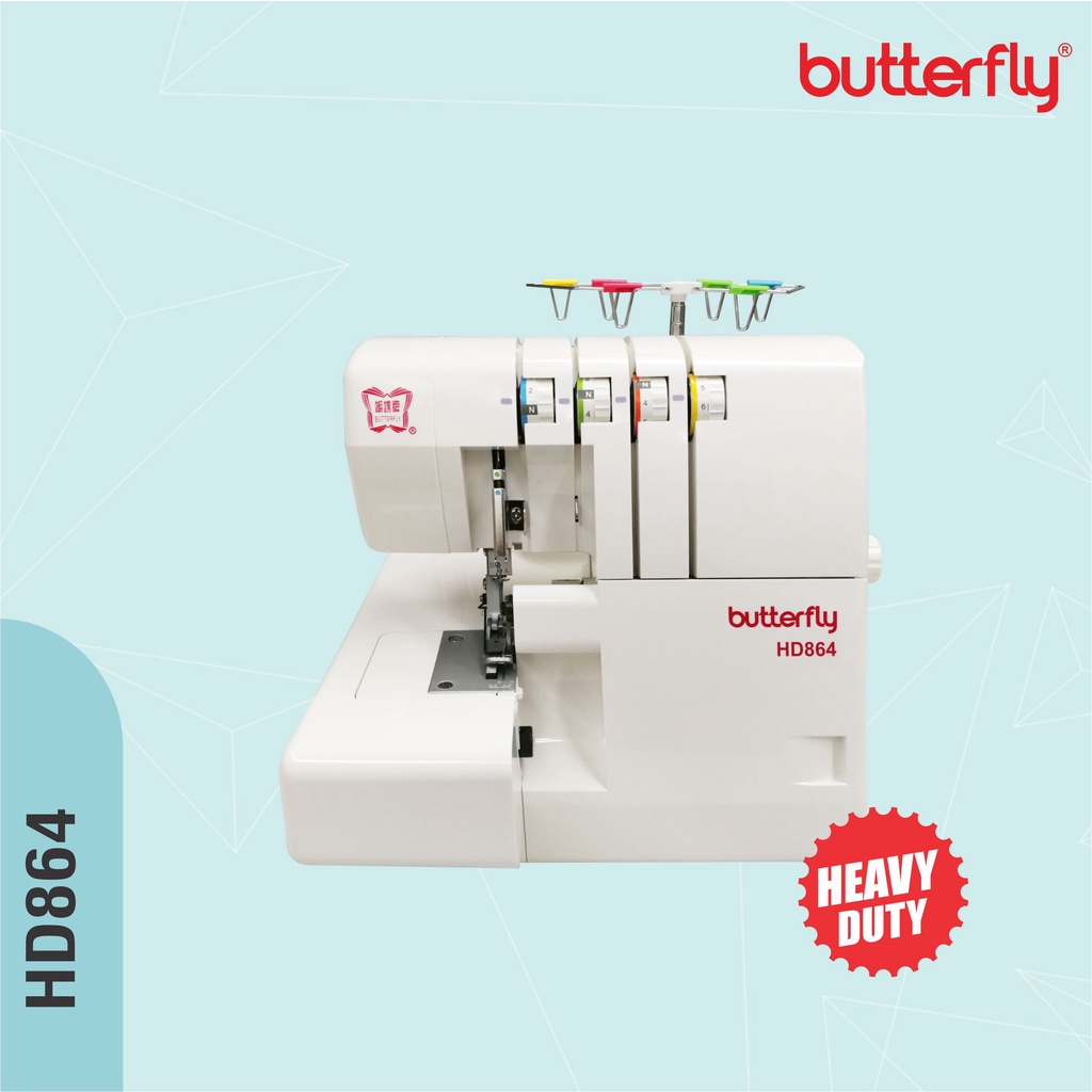 Jual Mesin Obras BUTTERFLY Seri HD 864 | Shopee Indonesia