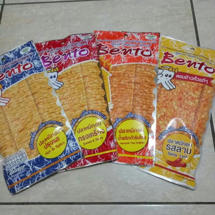 Jual Bento Juhi Squid Seafood Snack Thailand 18 g | Shopee Indonesia