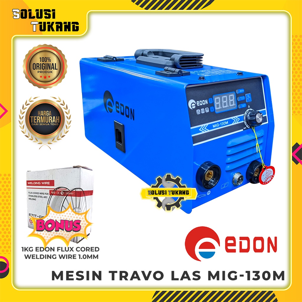 Jual Mesin Las EDON MIG130M Mig Welding Machinge MIG 130 Gasless ...