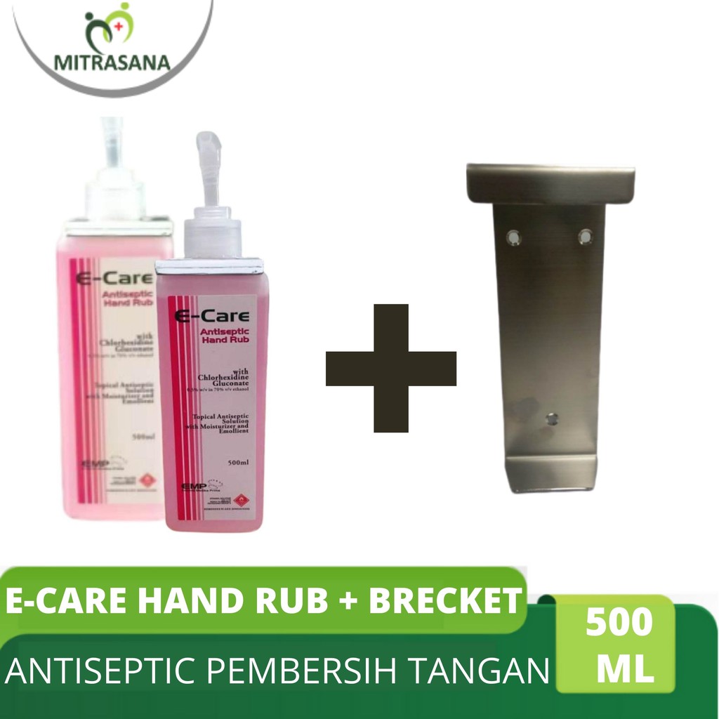 Jual E-Care Handrub 500 ML + Brecket | Shopee Indonesia