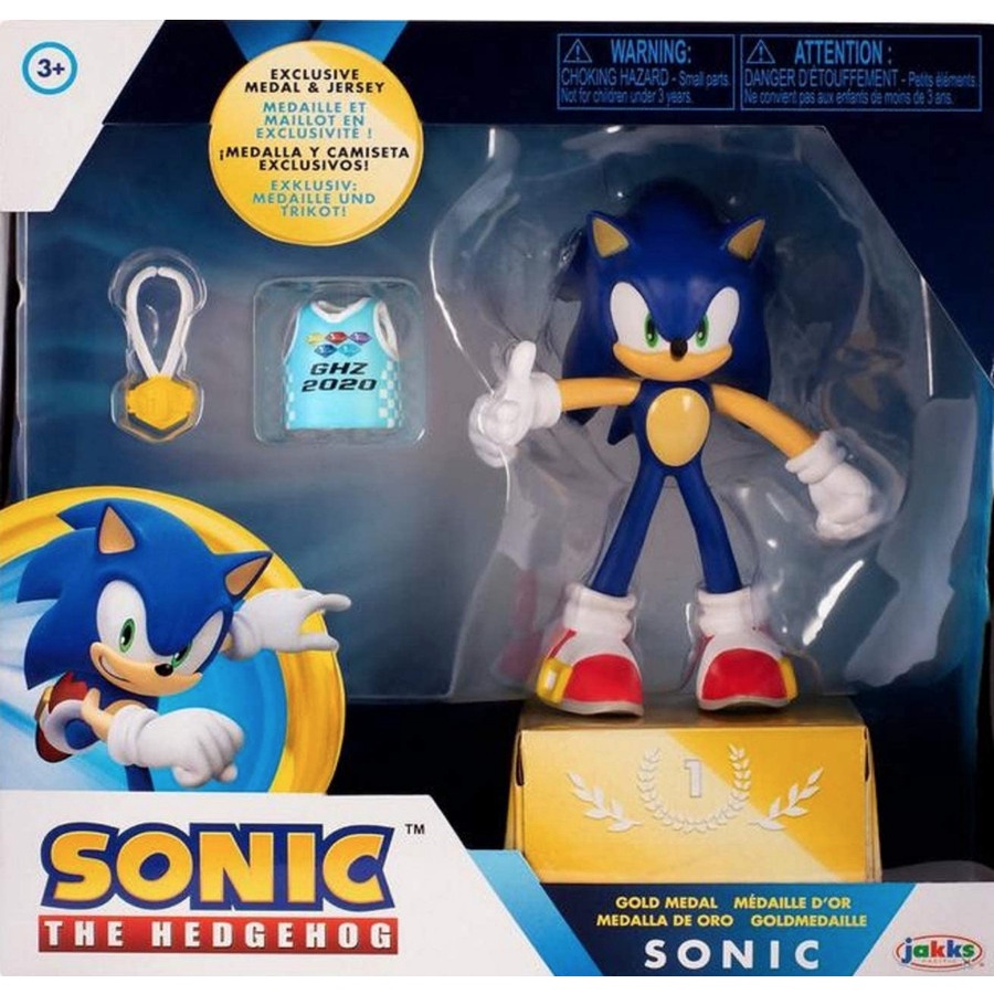Jual JAKKS Pacific Action Figure 4 Inch - Sonic With Gold Medal ...