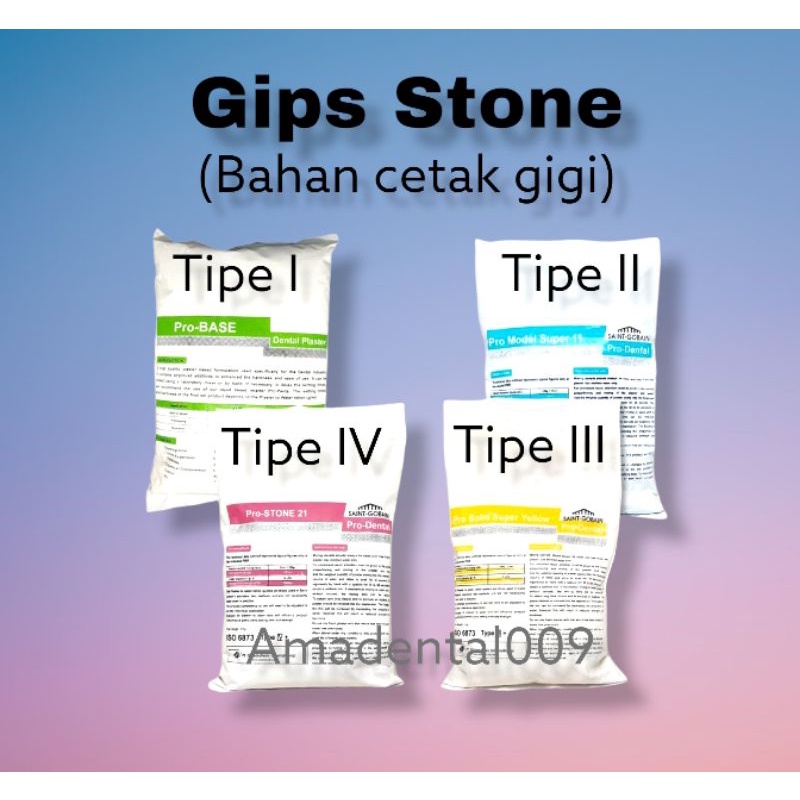 Jual DENTAL STONE BAHAN CETAK GIGI Gips stone MOLDANO PROBASE 1 KG ...