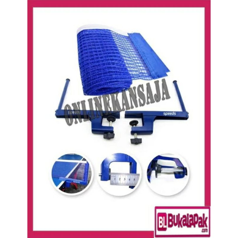 Jual Tiang adan Net pingpong merk speed mudah pakai | Shopee Indonesia