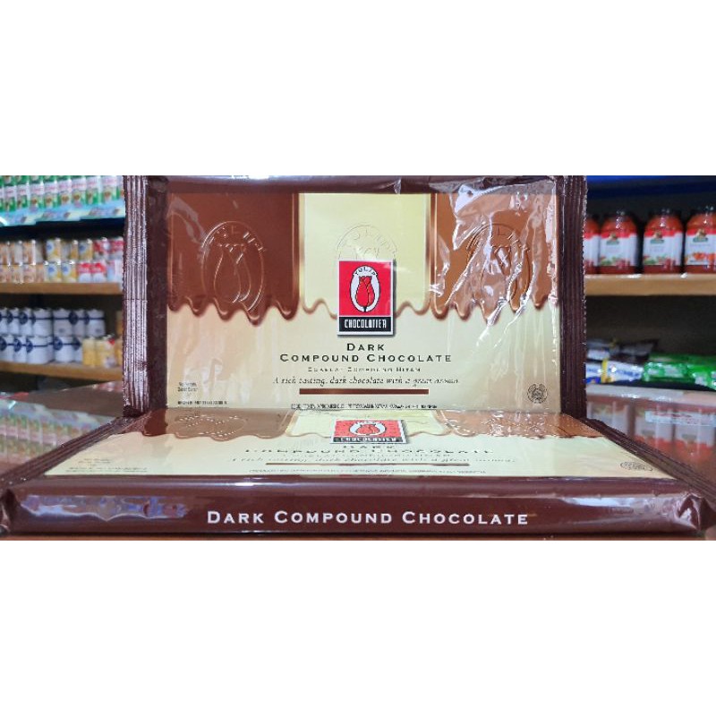 Jual Tulip Dark Chocolate Compound 1Kg / Dark Coklat Tulip 1Kg / Coklat ...