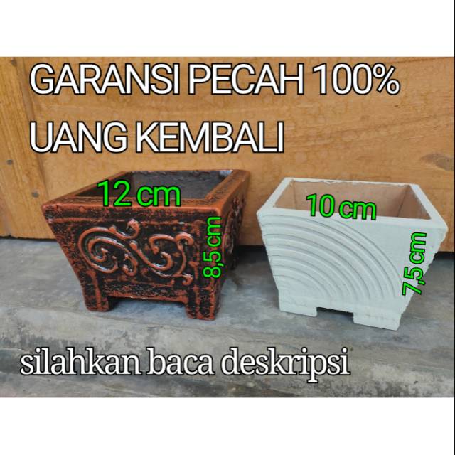 Jual (Garansi Pecah) Vas bunga kayu / pot bunga murah /vas meja / pot ...