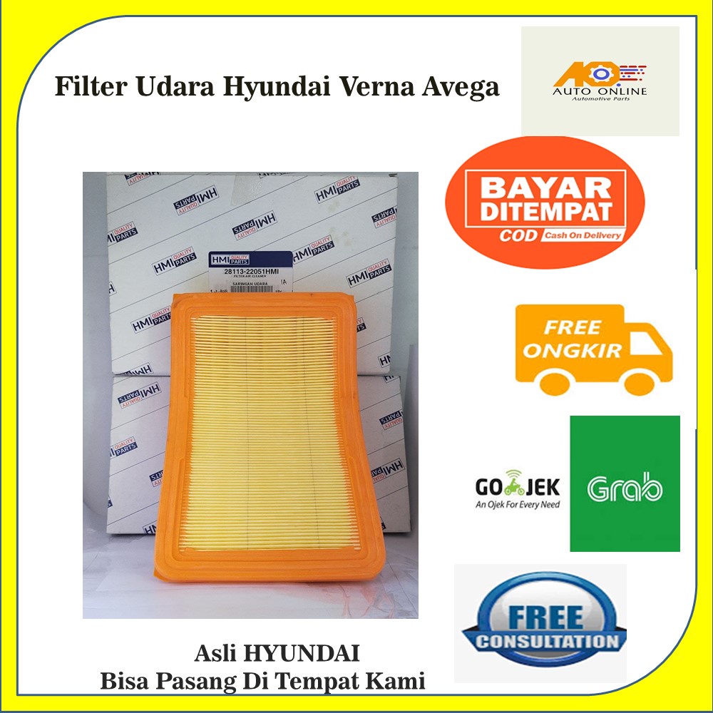 Jual FILTER UDARA VERNA SARINGAN AIR FILTER UDARA HAWA HYUNDAI VERNA ...