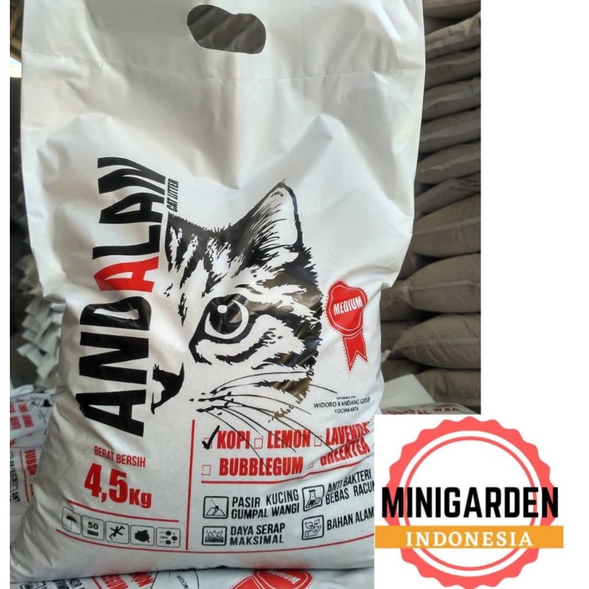 Jual PASIR KUCING GUMPAL WANGI KARUNG 4,5LITER ANDALAN cat litter ...