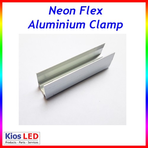 Jual Klem Clamp Dudukan Aluminium Neon Flex LED Strip Flexible 220V ...