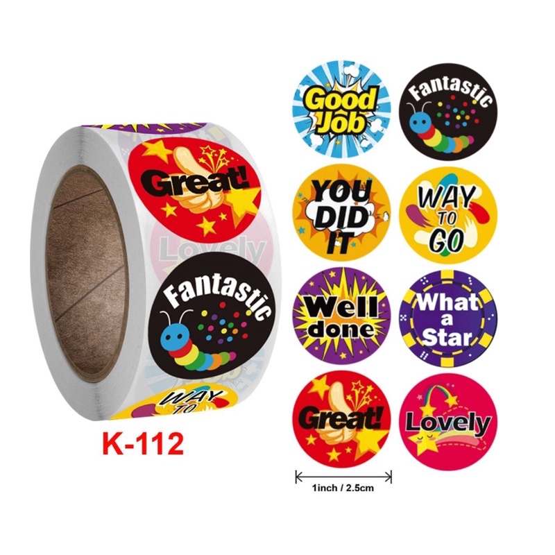 Jual stiker reward anak untuk guru, orangtua, pemberi semangat anak ...
