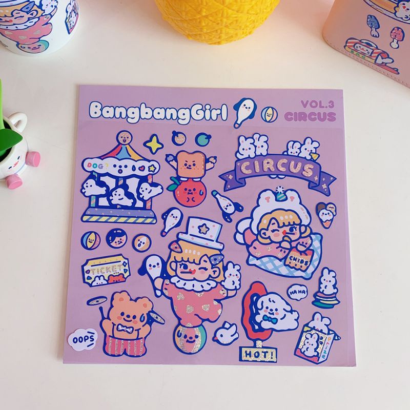 Jual stiker milkjoy tumblr bang bang girl vol.3 stickers korean style ...