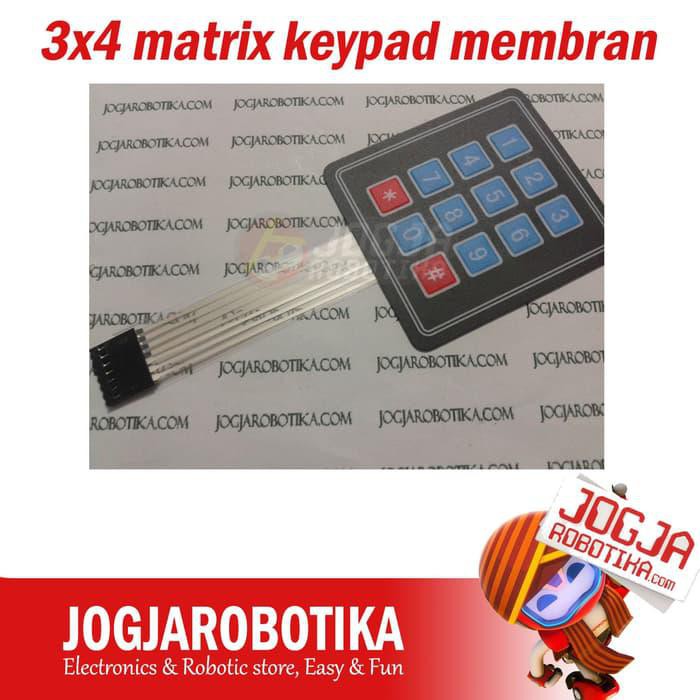 Jual matrix keypad membran 3x4 | Shopee Indonesia