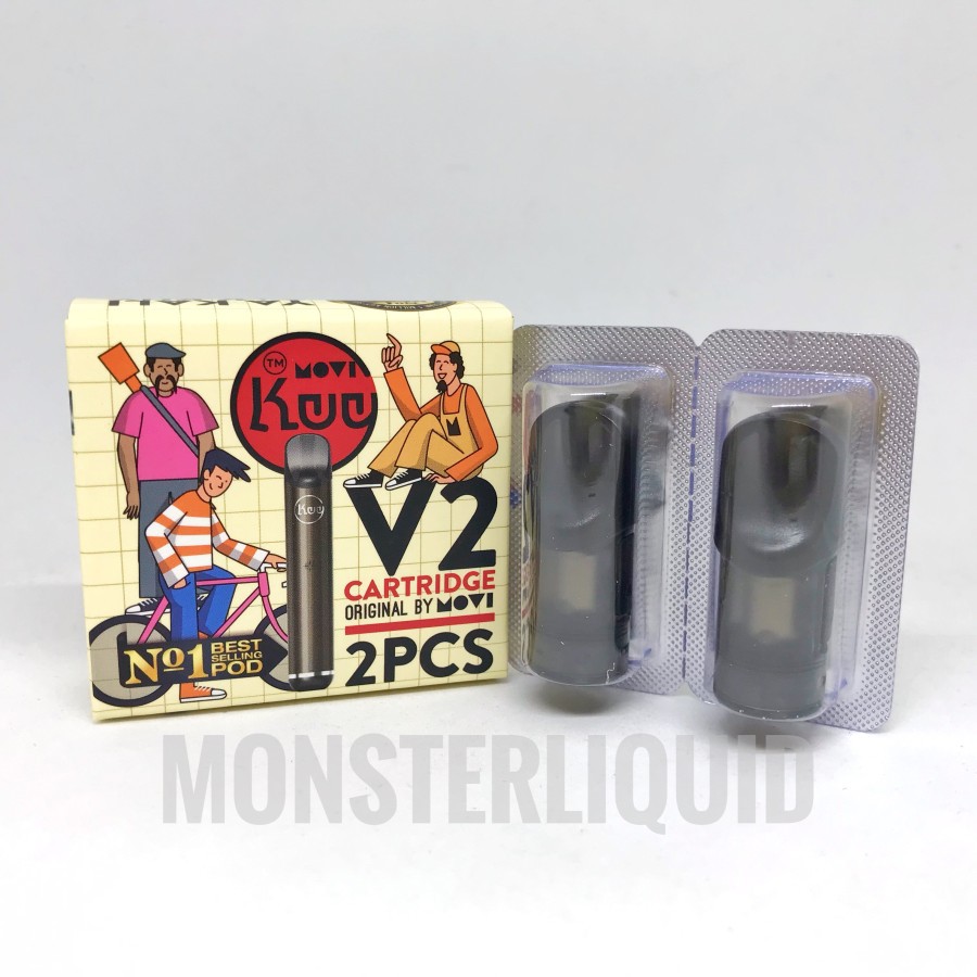 Jual CARTRIDGE KUY V2 POD AUTHENTIC BY MOVI ISI 2 PCS | Shopee Indonesia