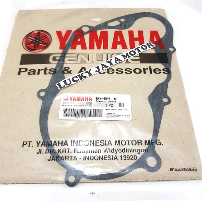 Jual Packing paking gasket bak blok kopling kanan F1zr F1 3AY-E5451-09 | Shopee Indonesia