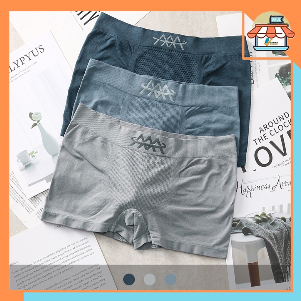 Jual RSB BX093 Boxer Pria Cowok Lelaki Celana Dalam Motif Daleman Murah ...