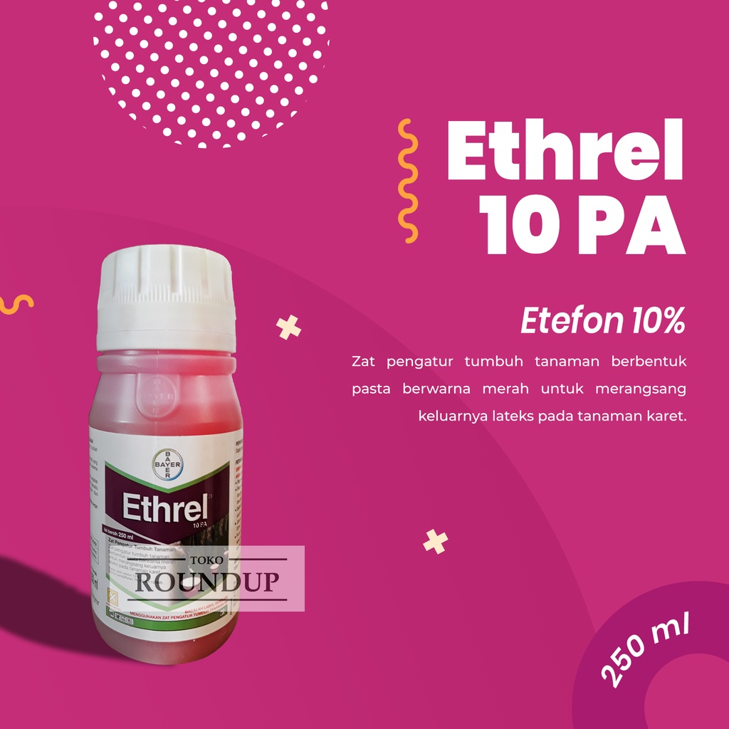 Jual Ethrel 10 PA 250 ml | Pupuk/Peningkat Produksi Karet | Shopee ...