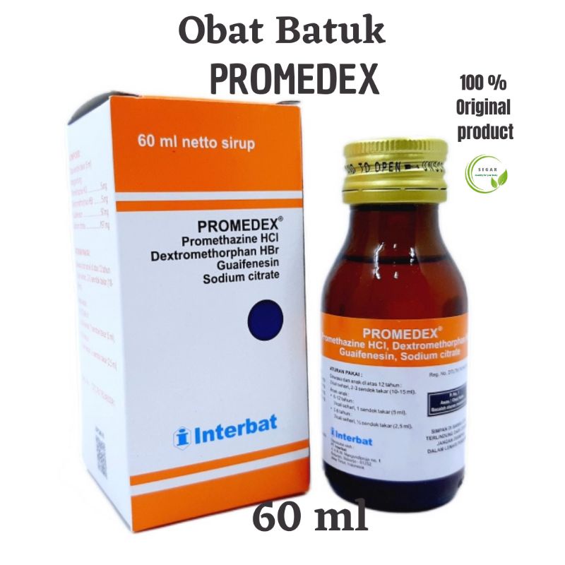 Jual Obat Batuk Promedex Untuk Batuk yang disebabkan Alergi | Shopee ...