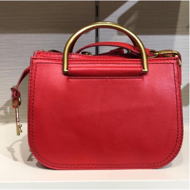 Jual Fossil Ryder Mini Satchel Red Poppy | Shopee Indonesia