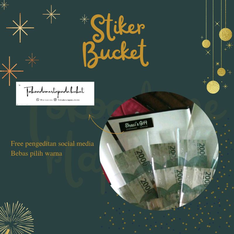 Jual 74 PCS STIKER UNTUK BUKET BUKET STIKER BRAND BOUQUET PANJANG LABEL ...